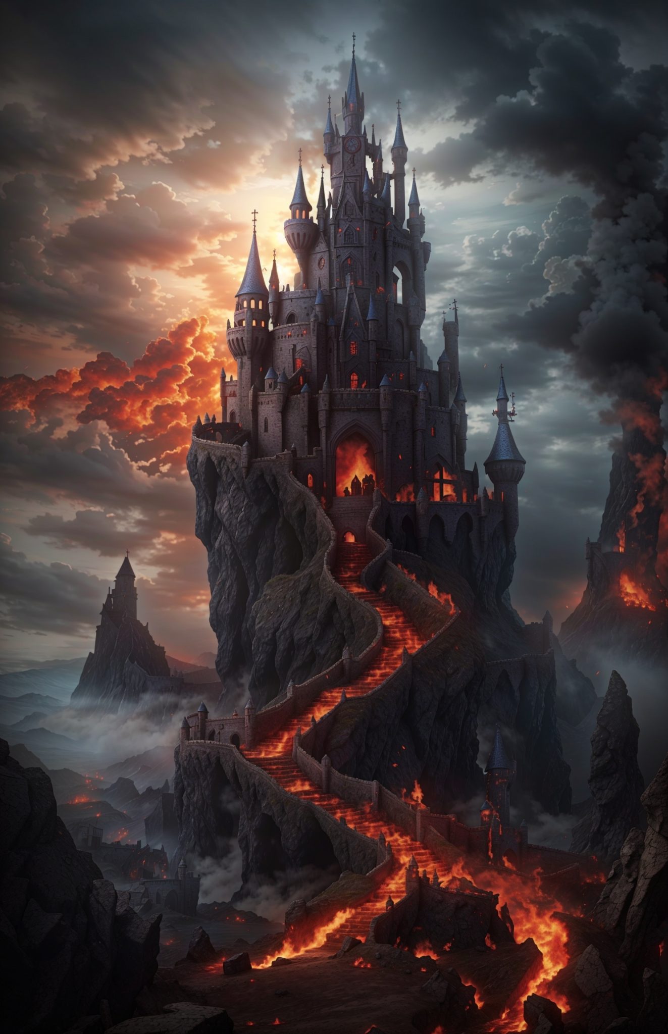 MYSTERIOUS LAVA CASTLE POSTER (LIMITED) - WeedPosters.io