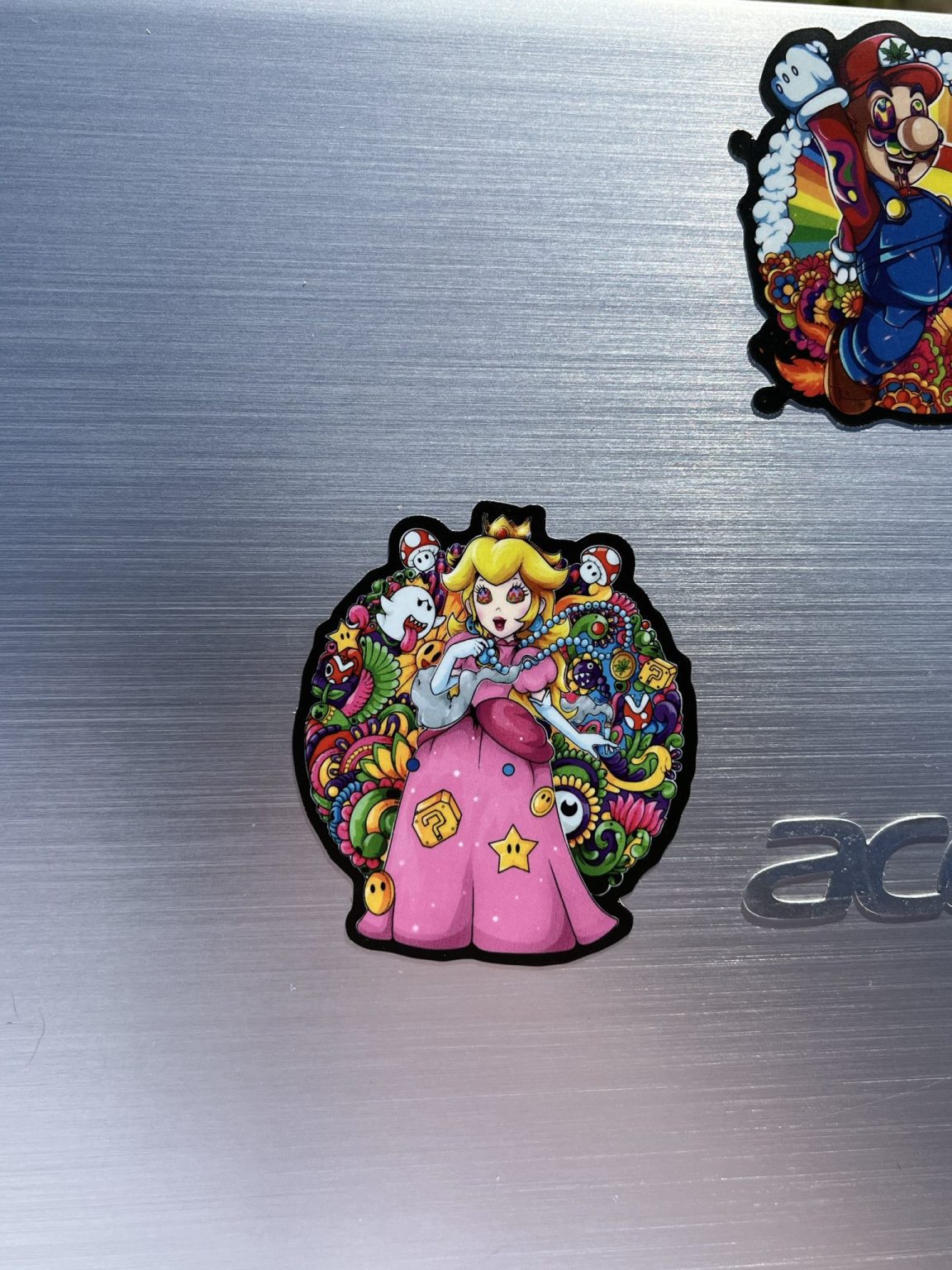 TRIPPY MARIO, PEACH & TOAD STICKER PACK x3 - WeedPosters.io