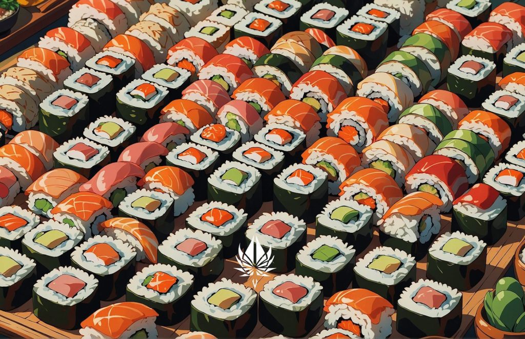 WP SUSHI POSTER - WeedPosters.io