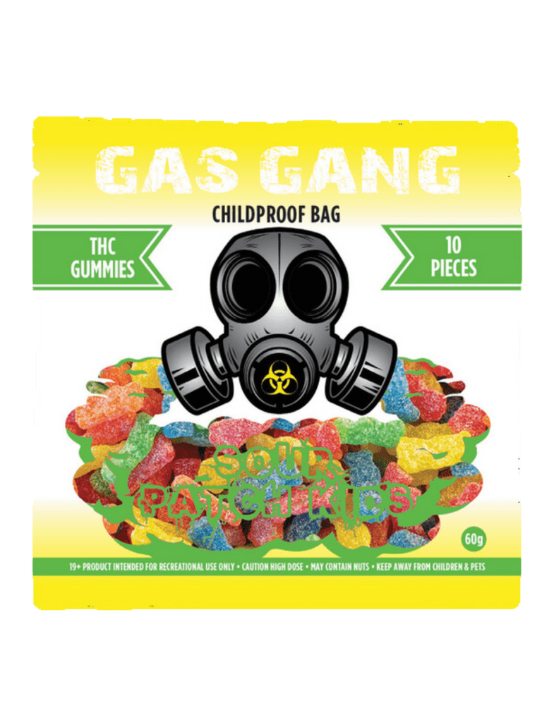 1000MG THC - GAS GANG GUMMIES - SOUR PATCH - WeedPosters.io