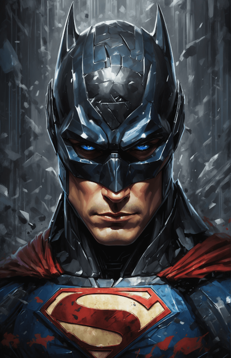 SUPER BATMAN V2 POSTER - WeedPosters.io