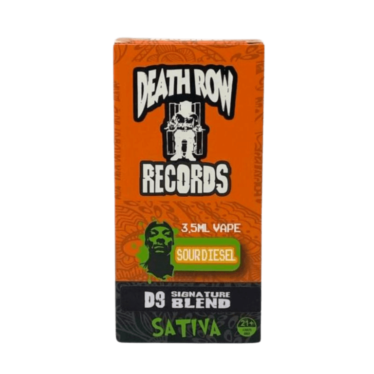DEATH ROW RECORDS (THC VAPE PEN) - SOUR DIESEL - WeedPosters.io
