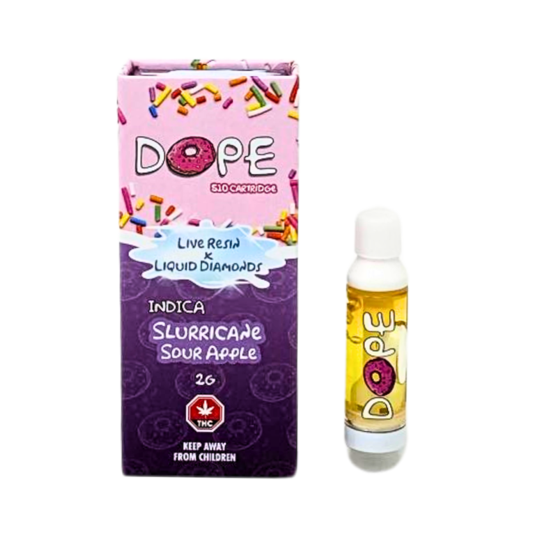 2G DOPE VAPE CART – SLURRICANE SOUR APPLE - WeedPosters.io